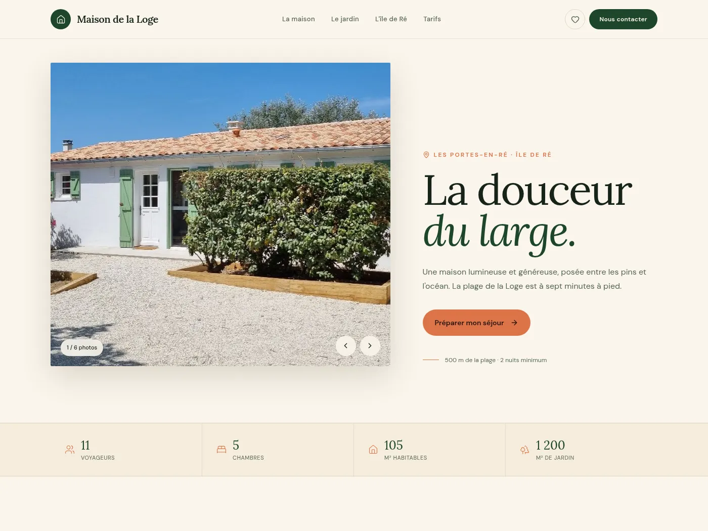 Ile de Ré Rental Site