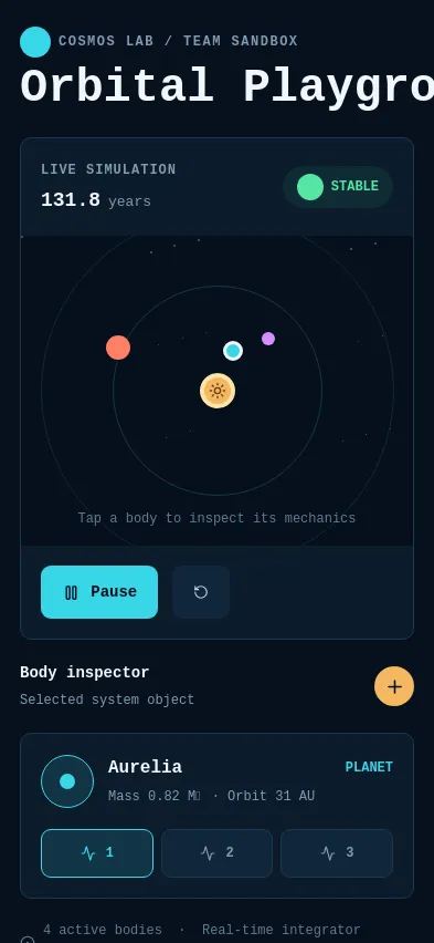 Cosmos Sandbox Mobile