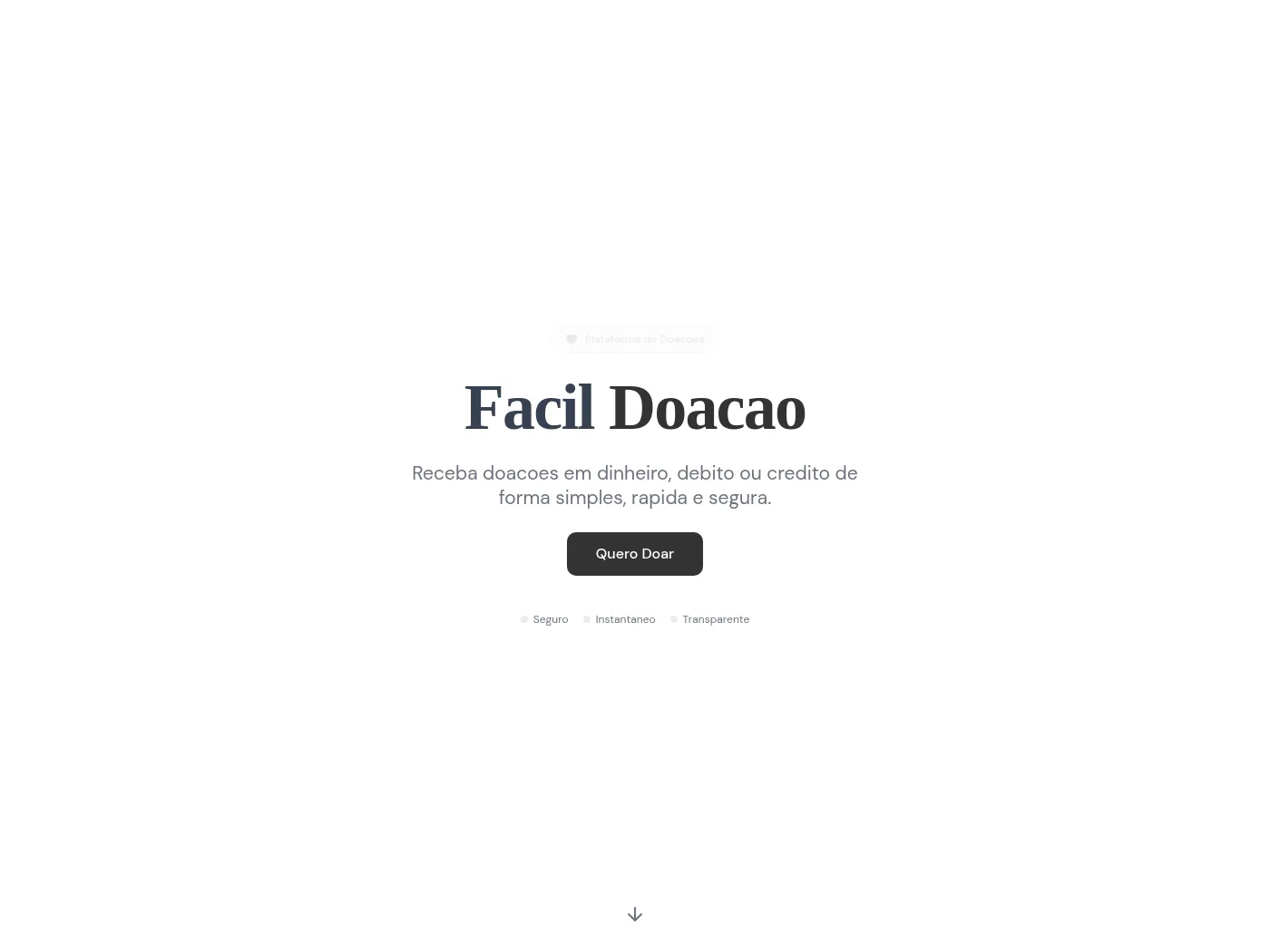 Fácil Doação App