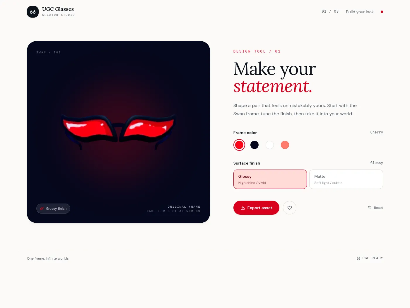 UGC Glasses Creator