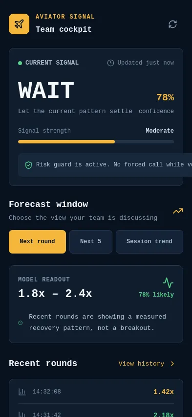 Aviator Signal Predictor