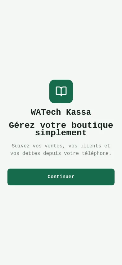 WATech Kassa Cashbook