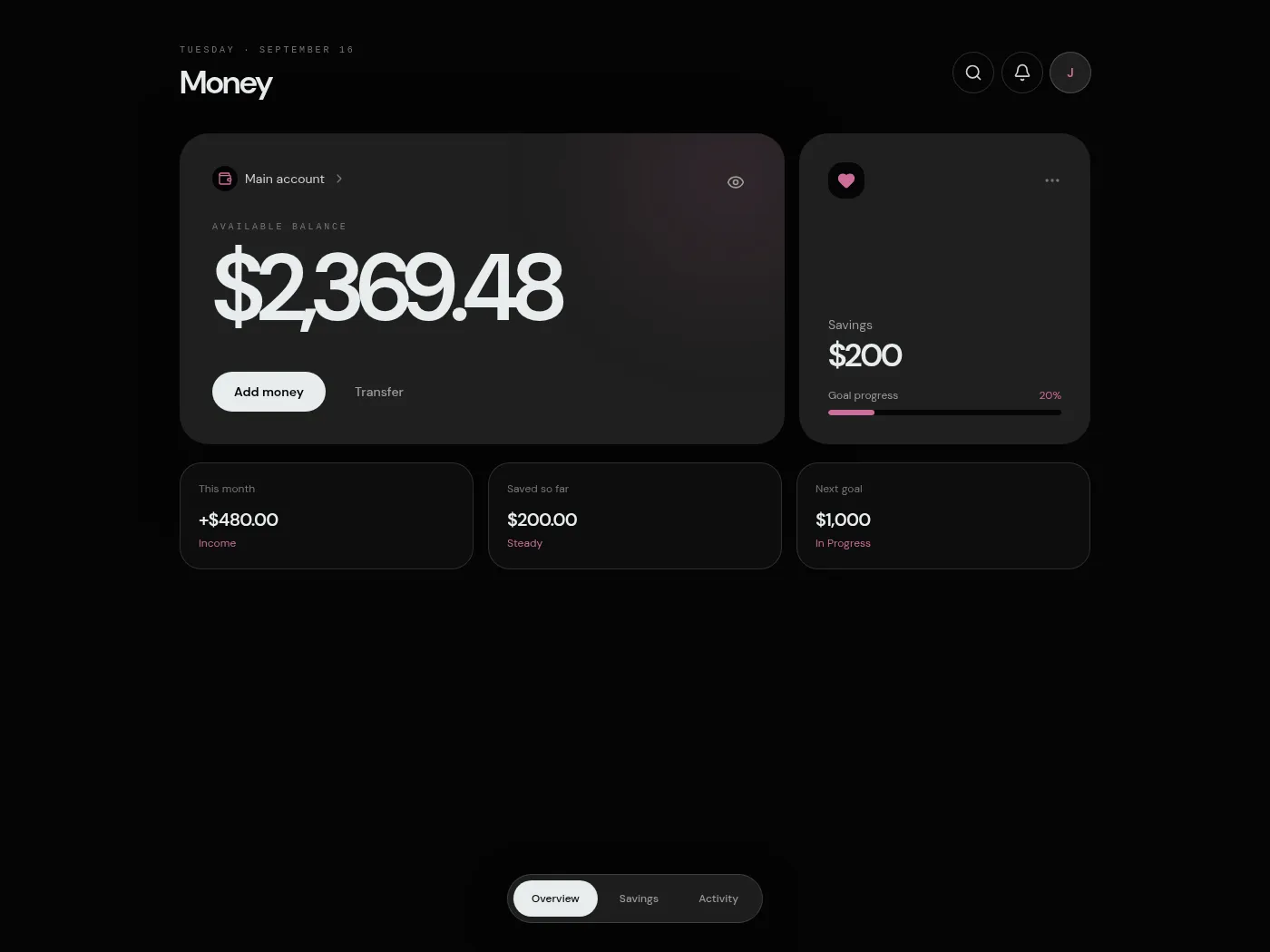 Number Display Widget