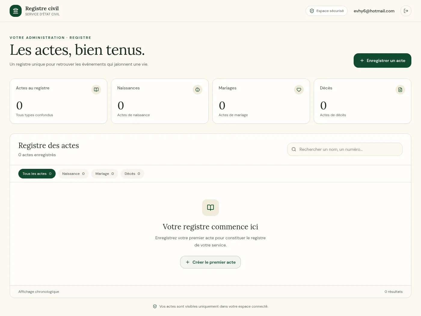 Civil Status Manager