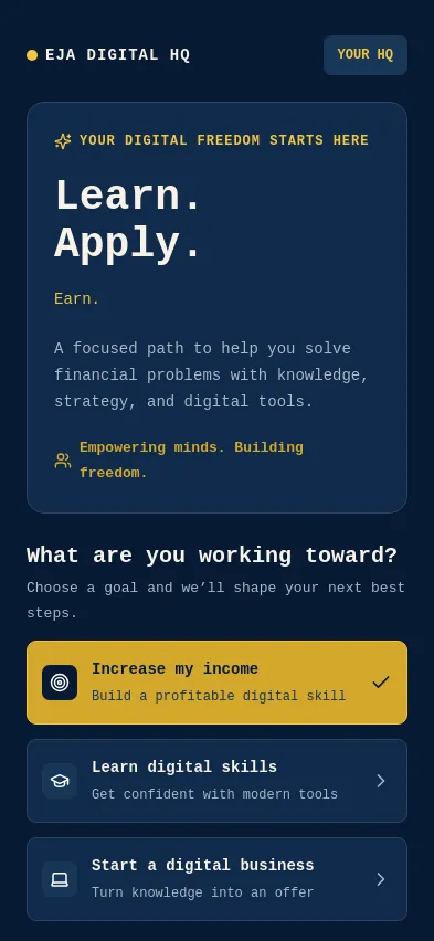 EJA Digital HQ App