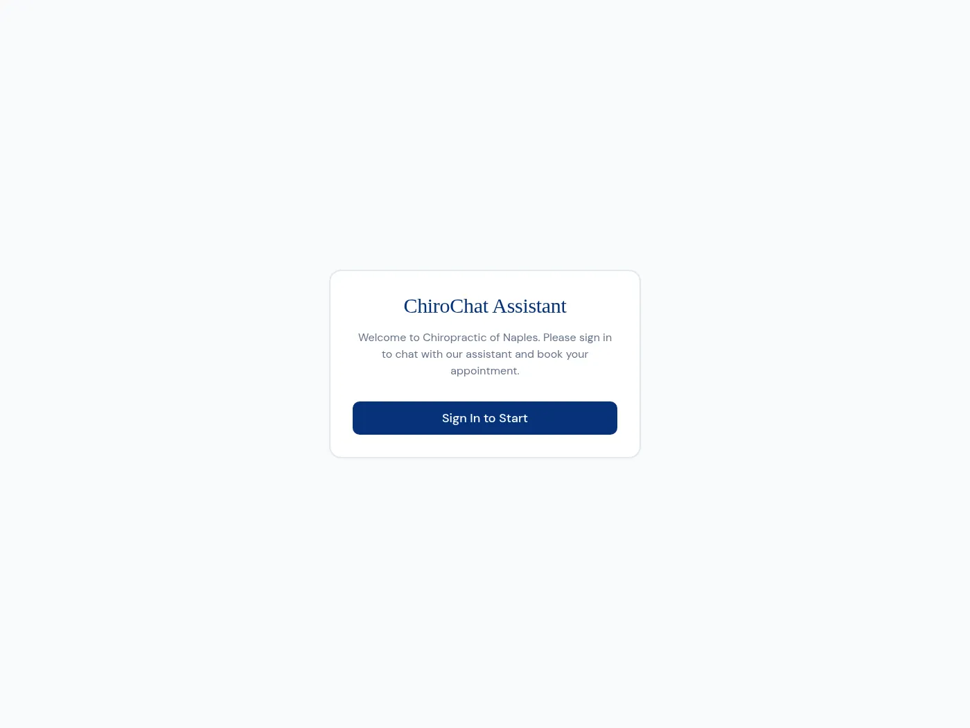 ChiroChat Assistant
