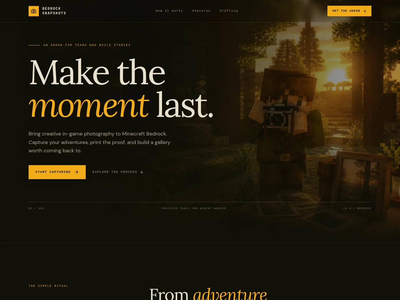 Bedrock Snapshots