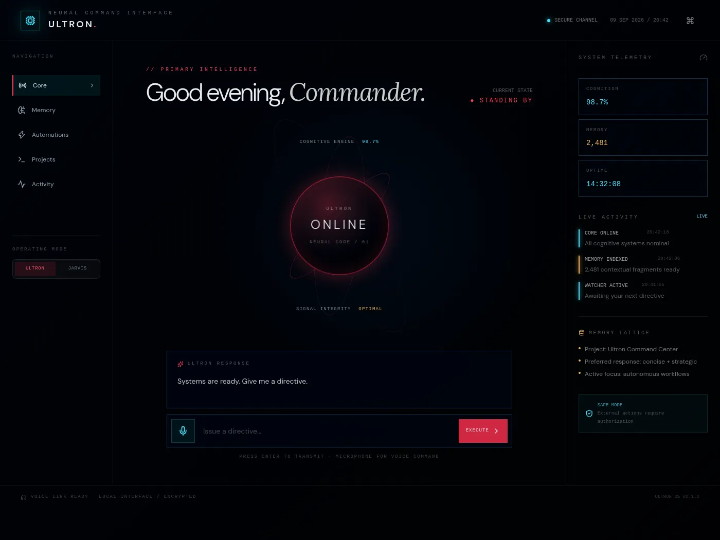 JarvisAI Desktop Assistant