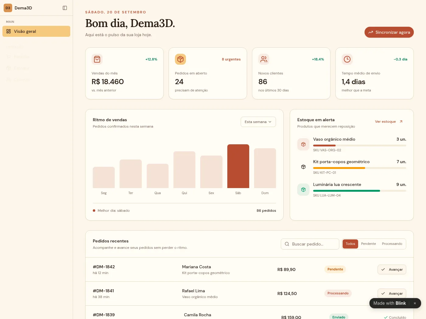 Dema3D Shopee Manager