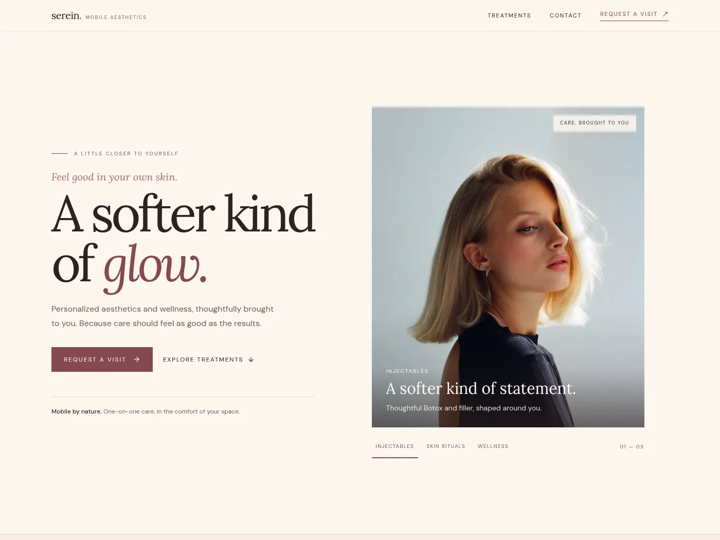 Glow Aesthetics Website