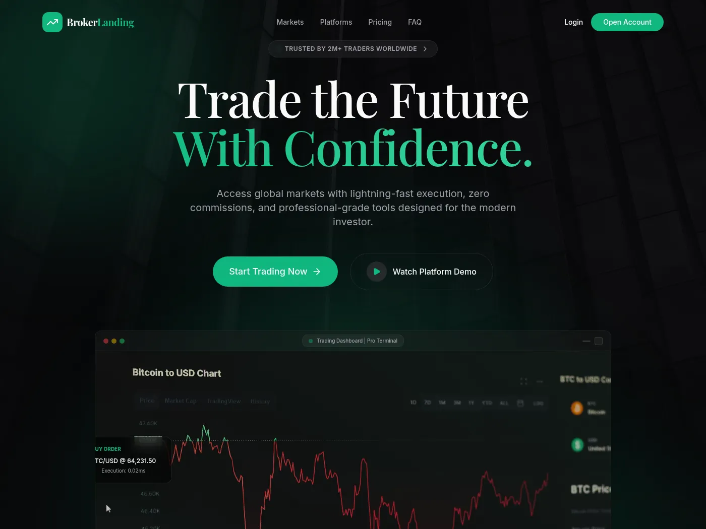 Broker Landing Pro (Remix)