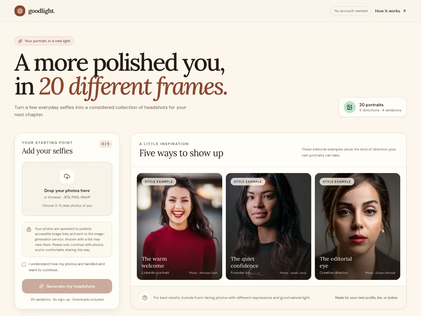 AI Headshot Studio