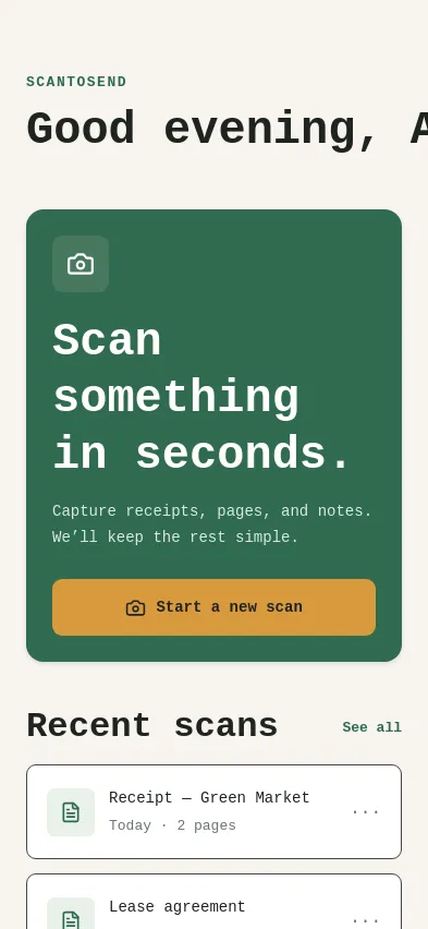 ScanToSend Mobile