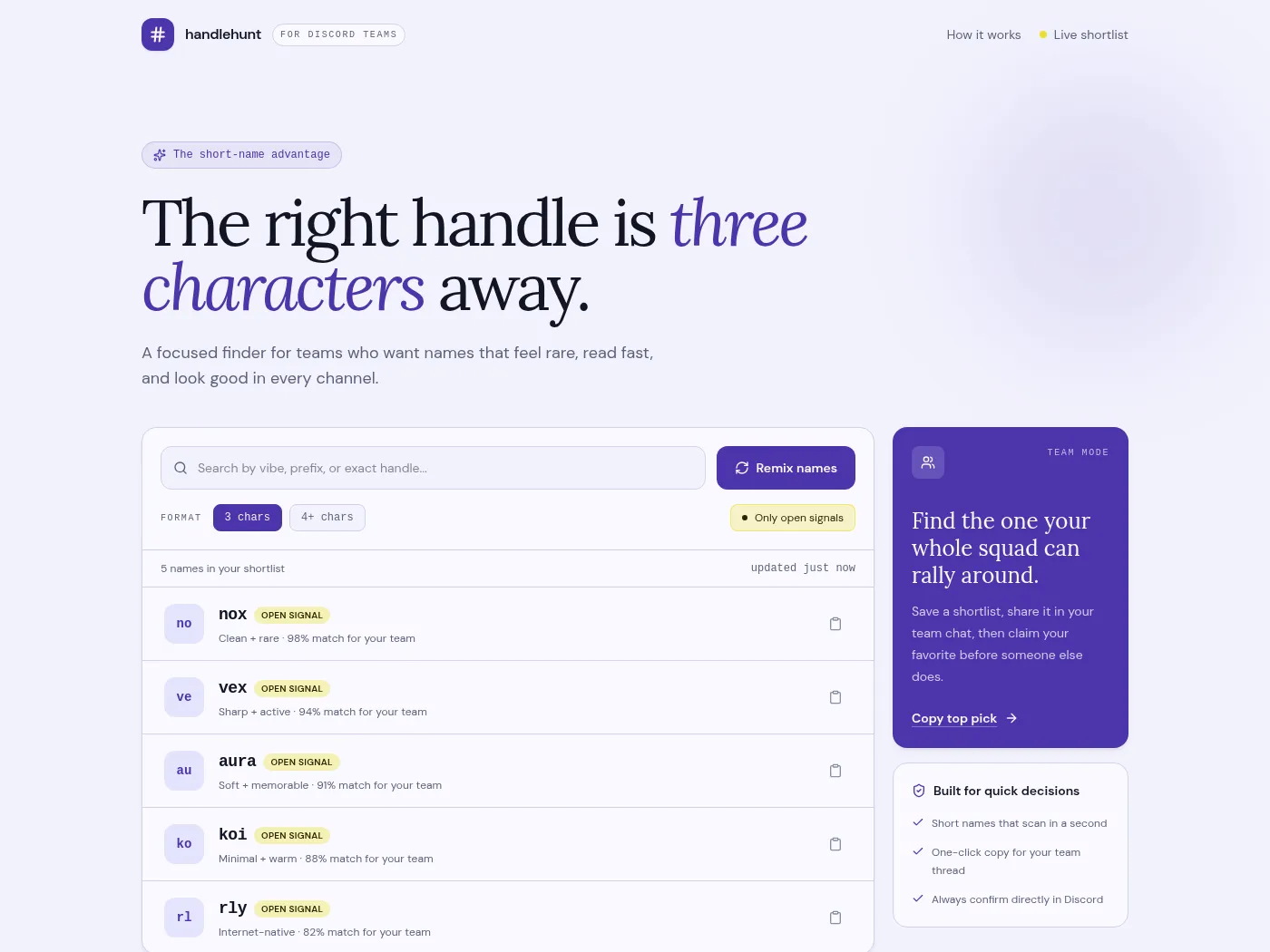 Discord Handle Finder