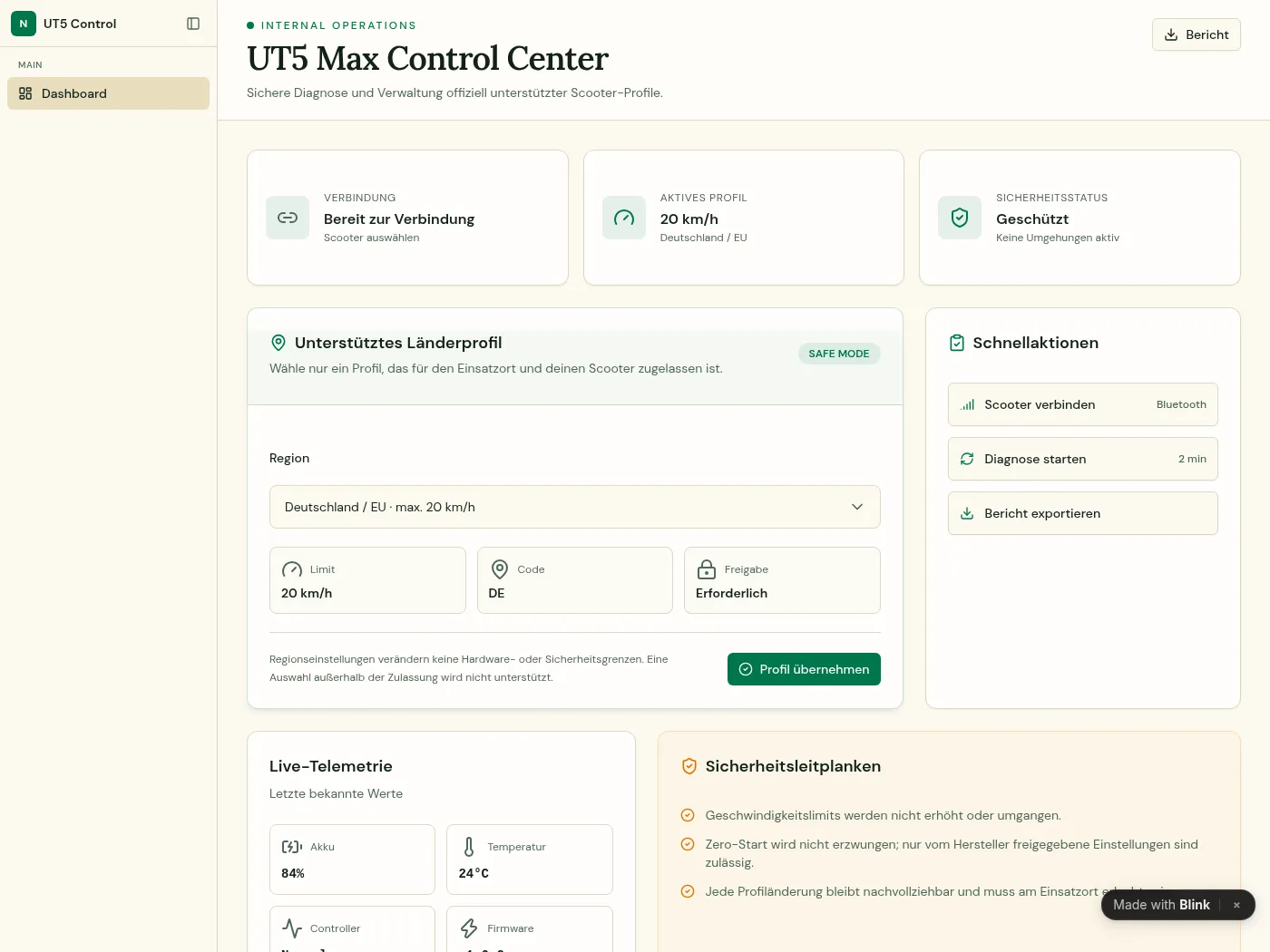 Navee UT5 Max Control