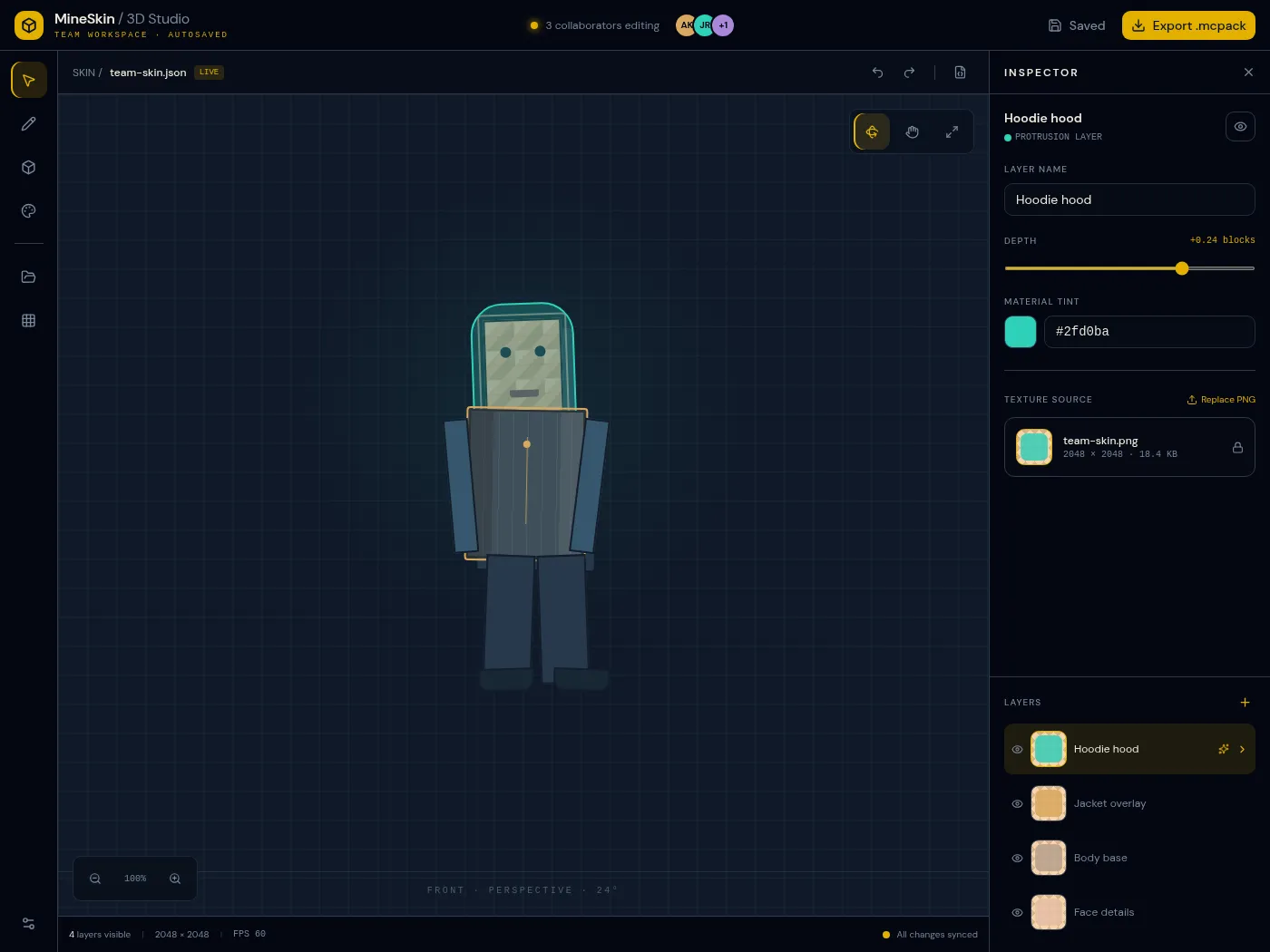 MineSkin 3D Studio