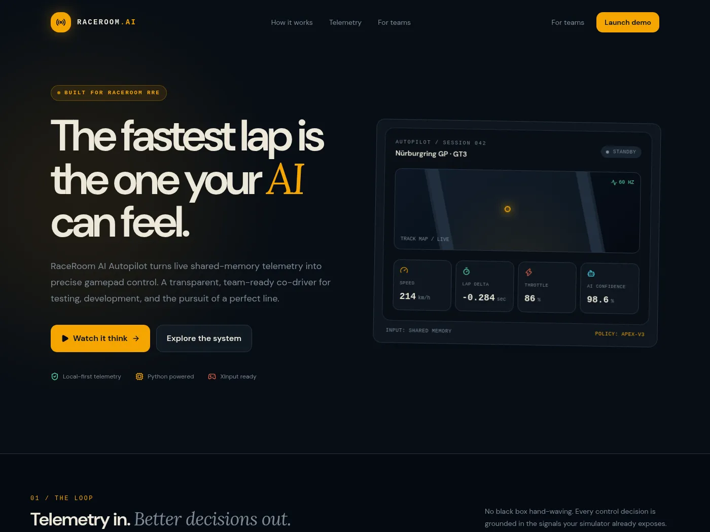 RaceRoom AI Autopilot