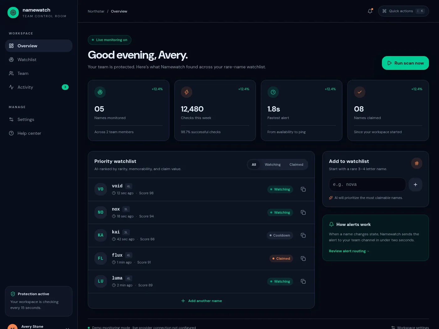 Discord Name Sniper AI