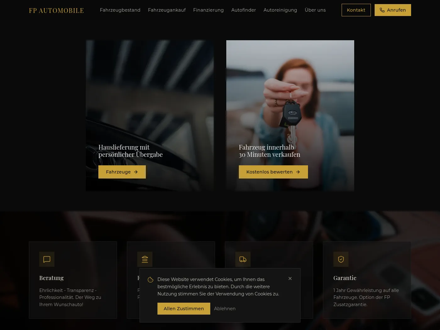 FP Automobile Web Experience