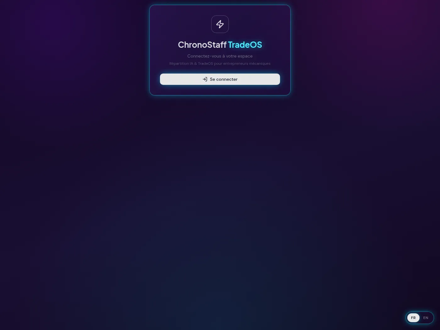 ChronoStaff TradeOS Platform