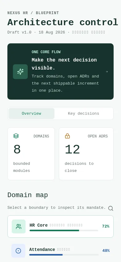 HR SaaS Blueprint Mobile