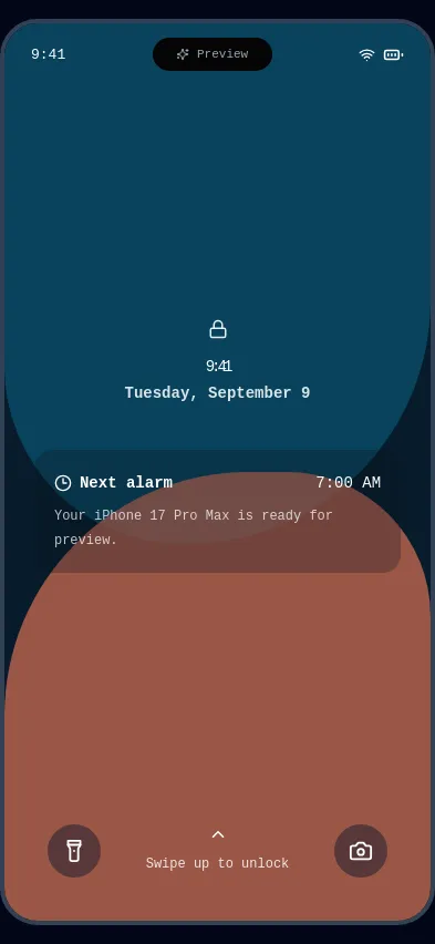 iPhone 17 Pro Max Simulator