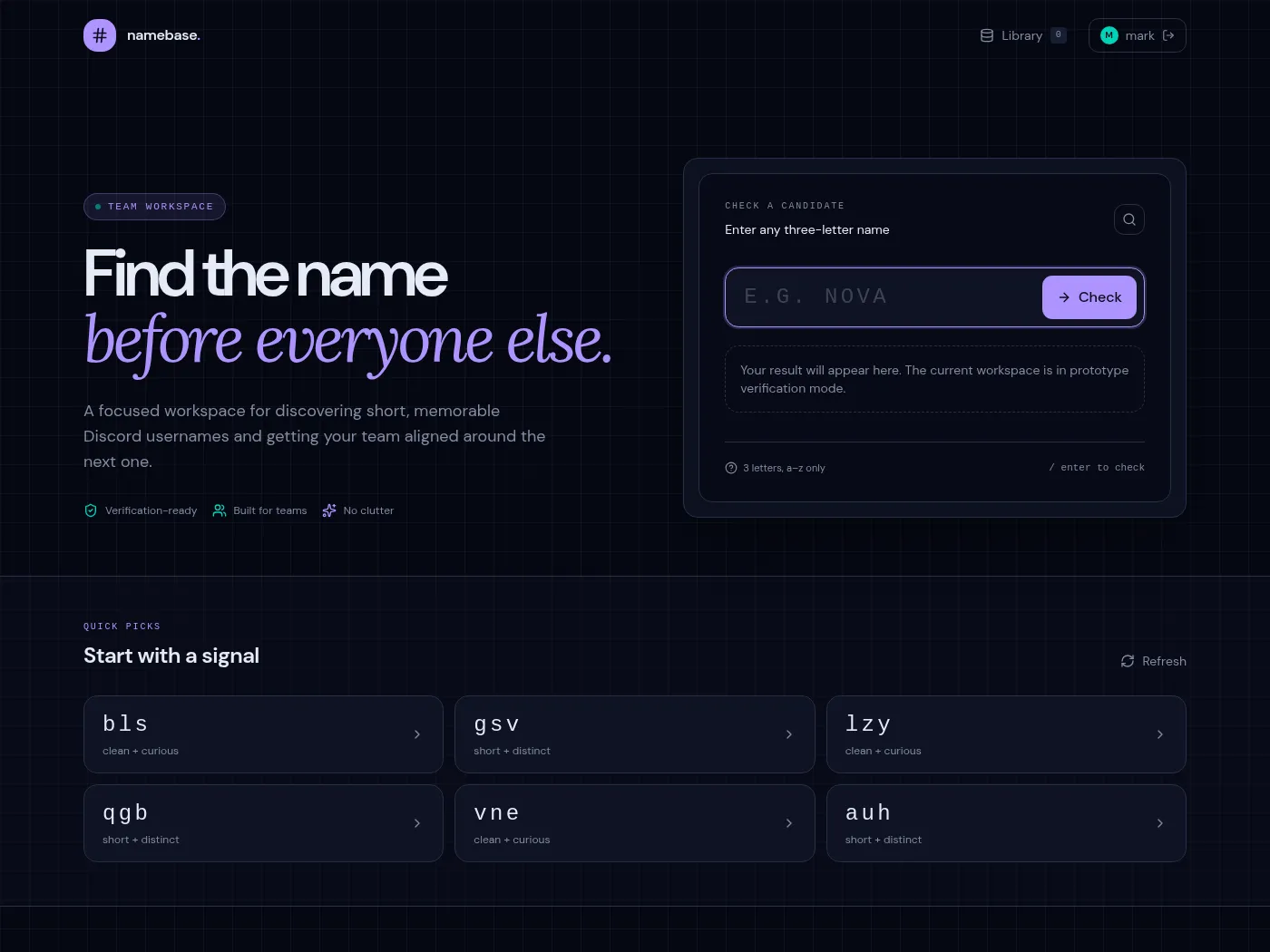 Discord Name Finder