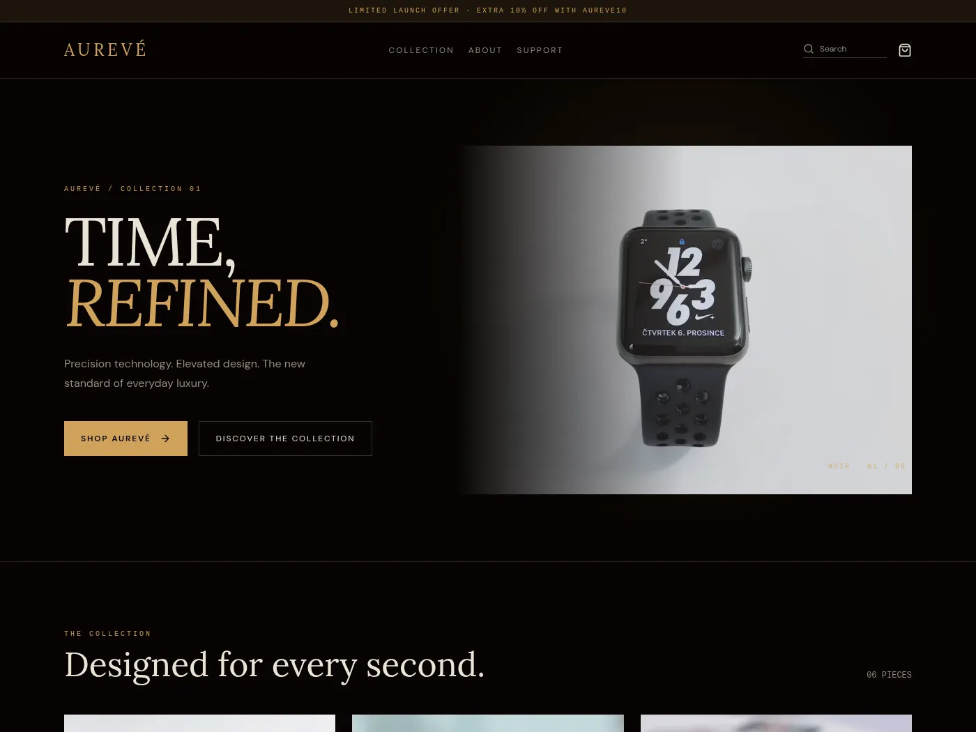 AUREVÉ Luxury E-Commerce
