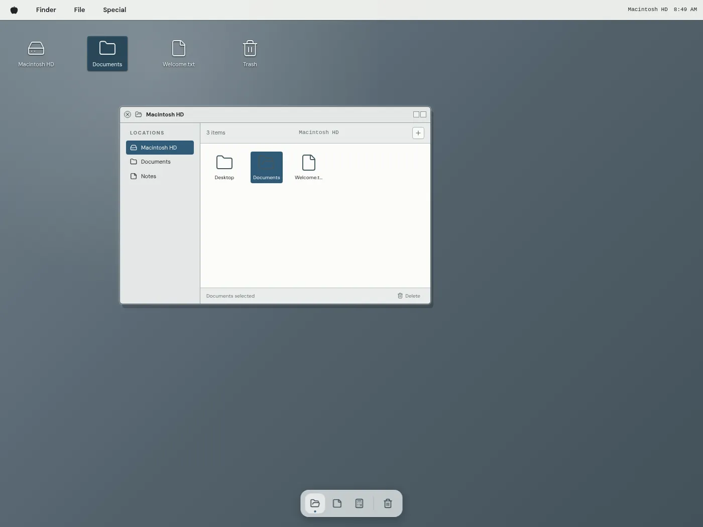 Mac OS Web Simulator