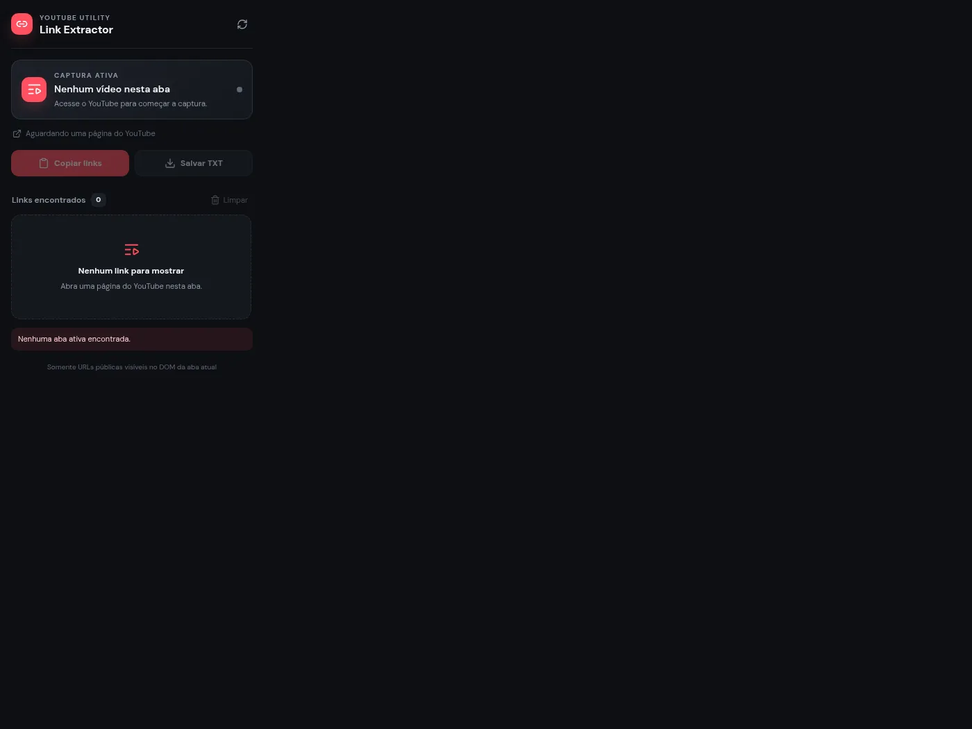 YouTube Link Extractor