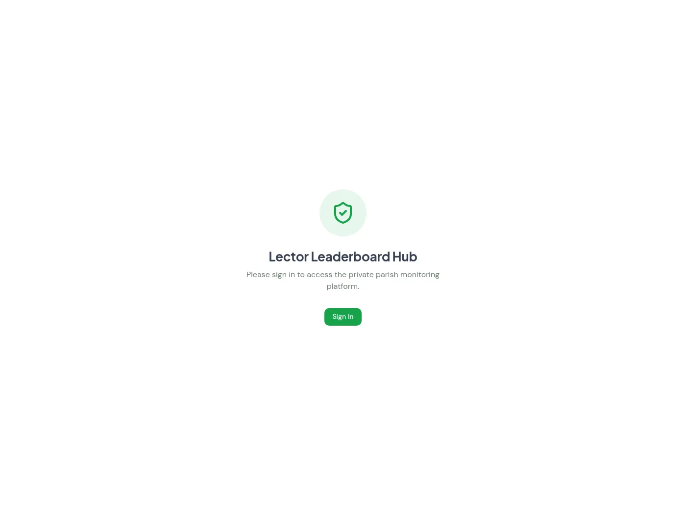 Lector Leaderboard Hub