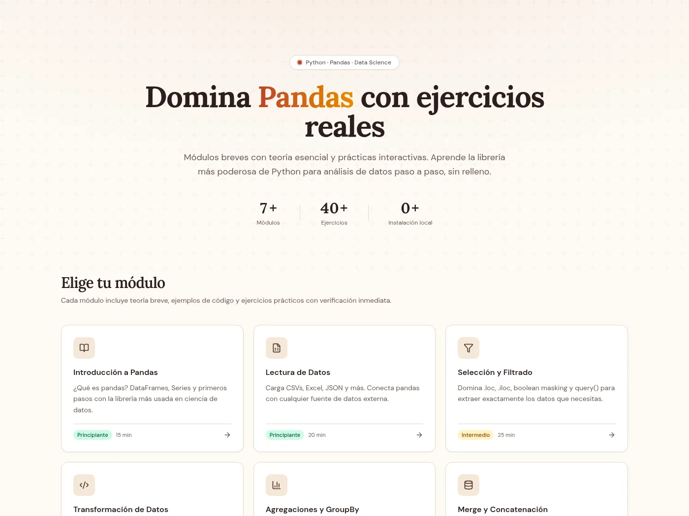 Pandas Learning Hub