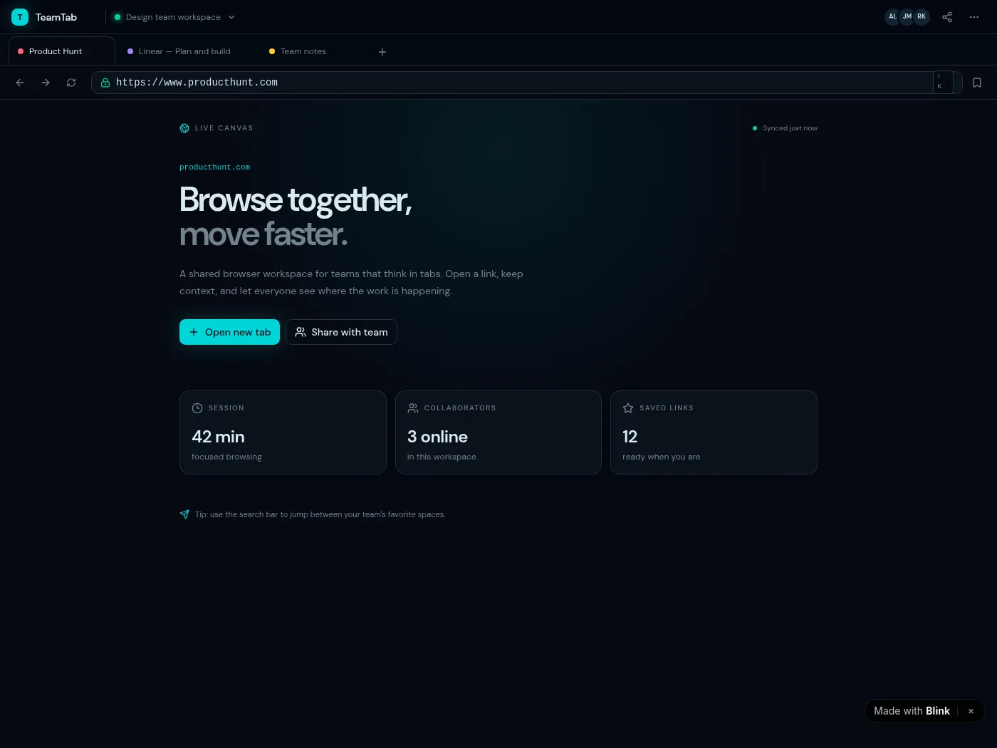 TeamTab Proxy Browser
