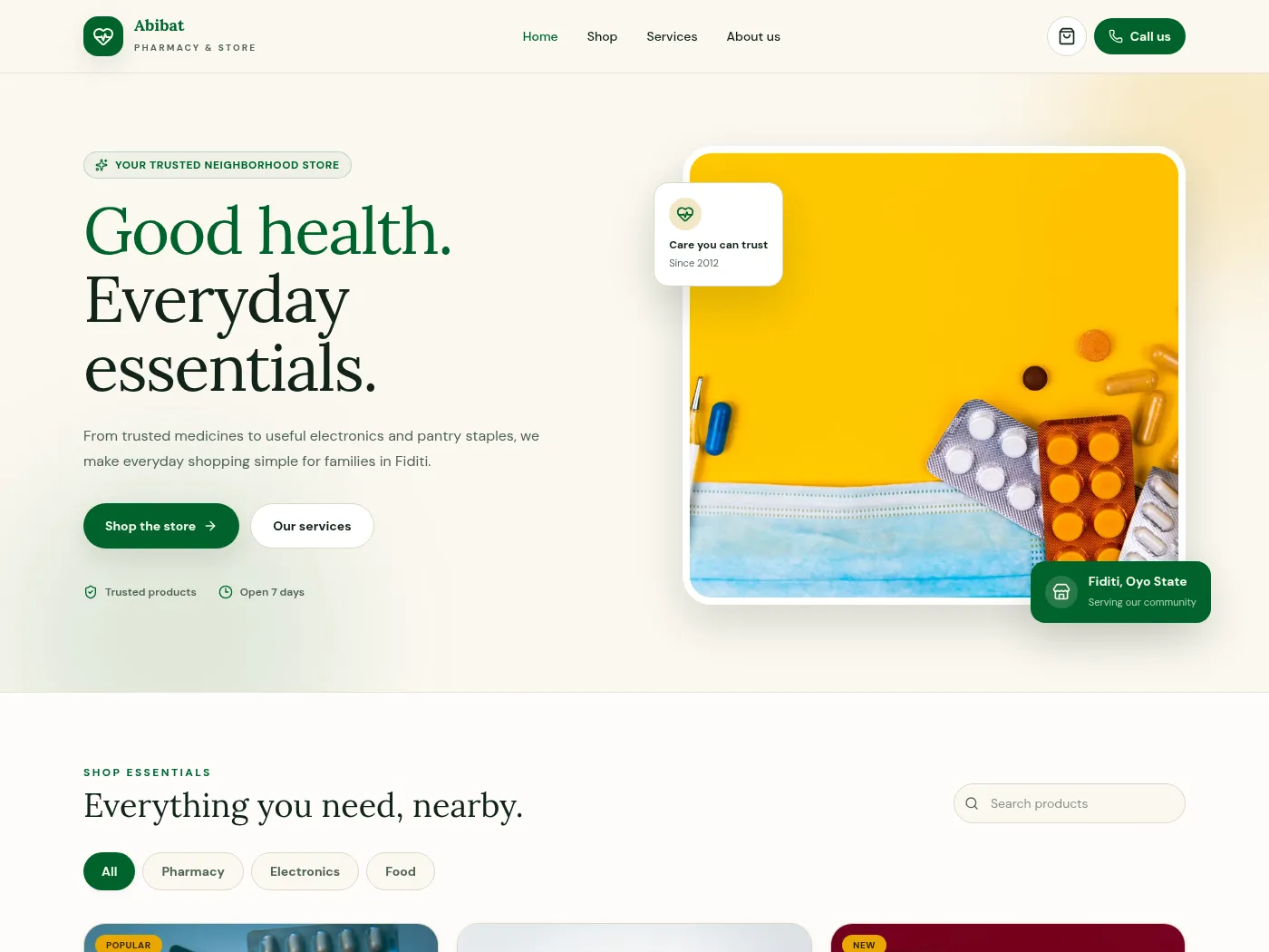 Abibat Pharmacy Online