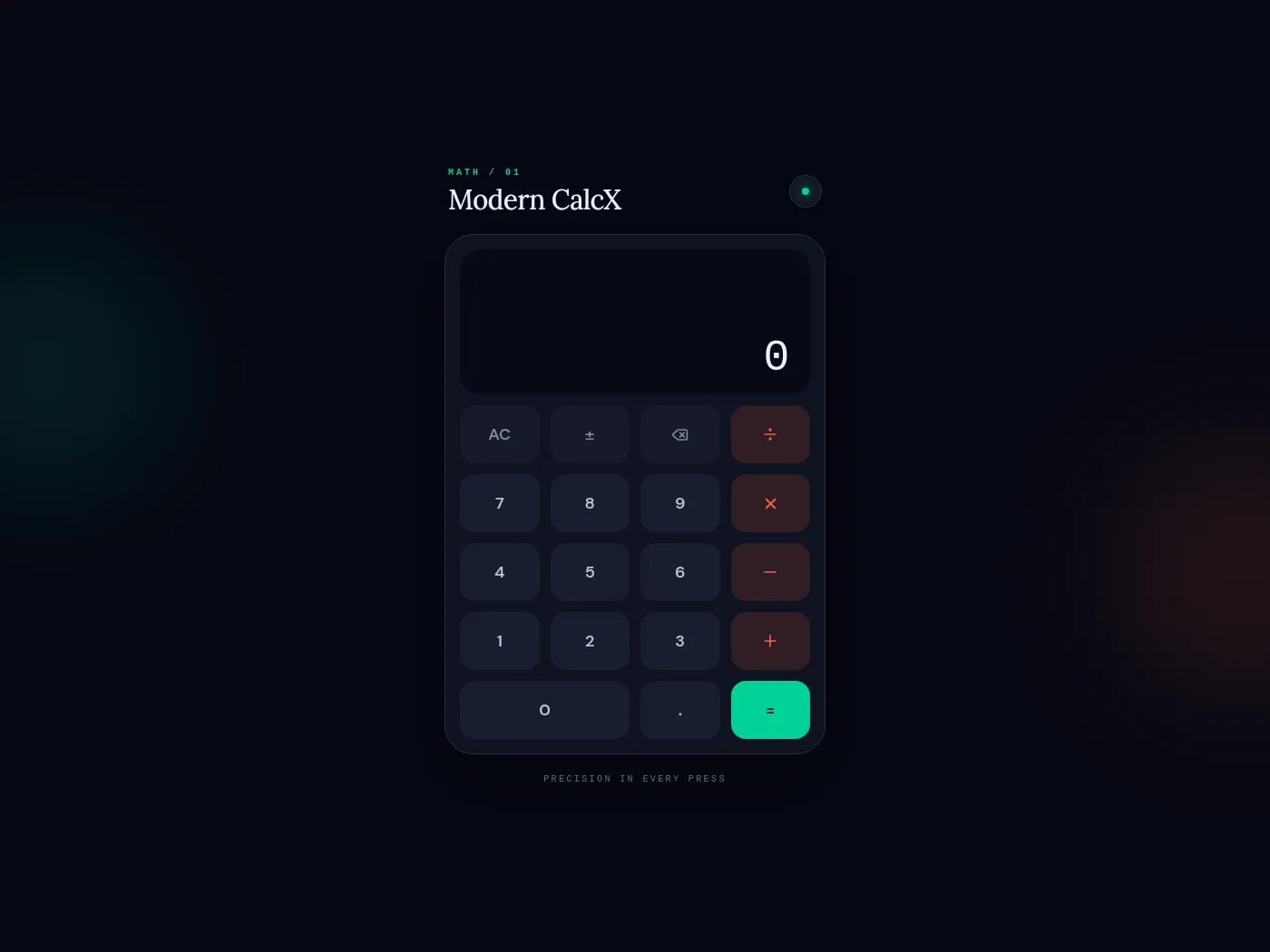 Modern CalcX