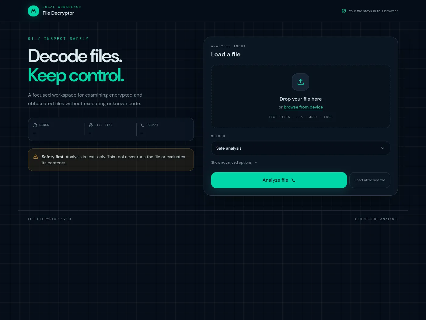 File Decryptor