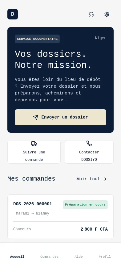 Dossiyo Mobile Platform