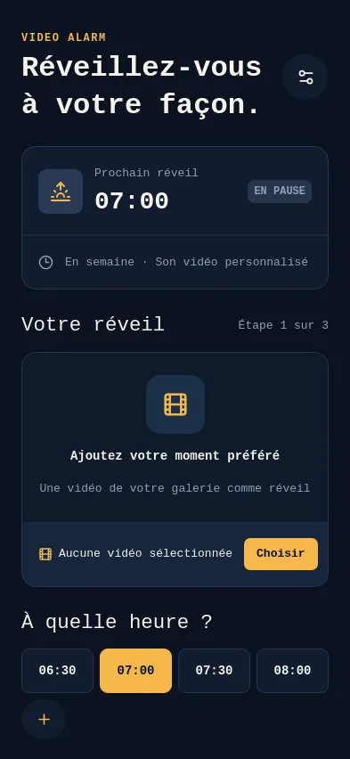 Video Alarm iOS