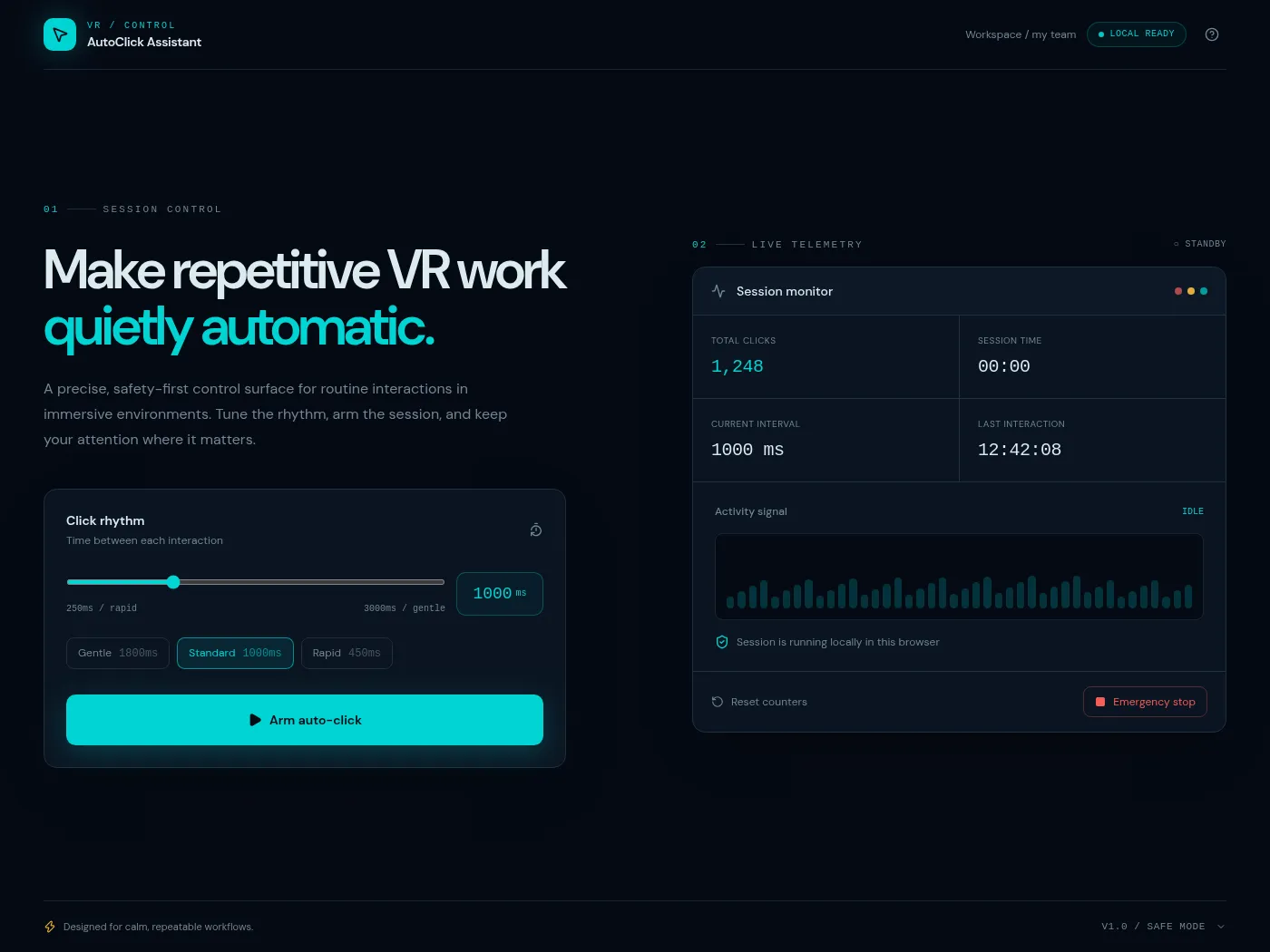 VR AutoClick Assistant