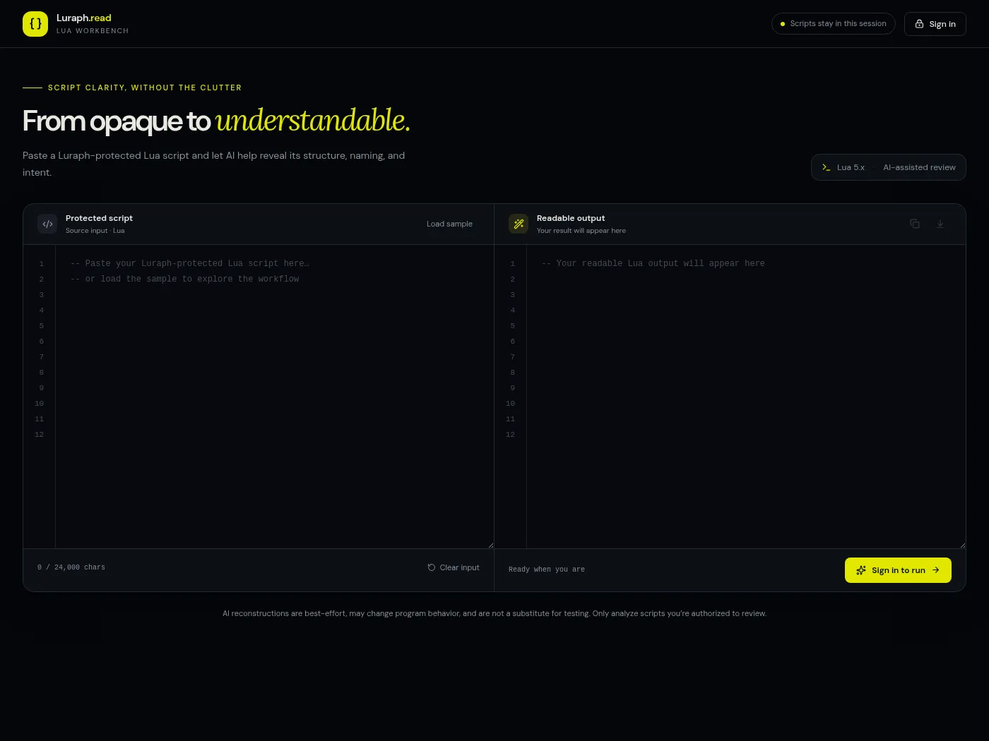 Luraph Deobfuscator AI