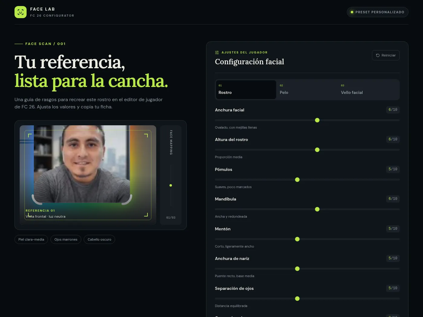 FC26 Face Configurator
