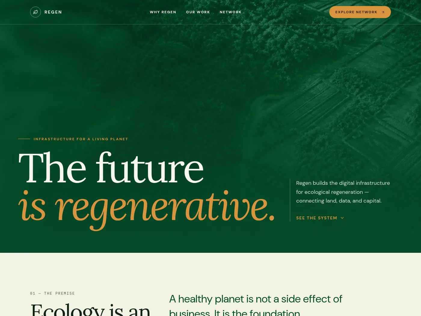 Regen Core BlockChain Layout