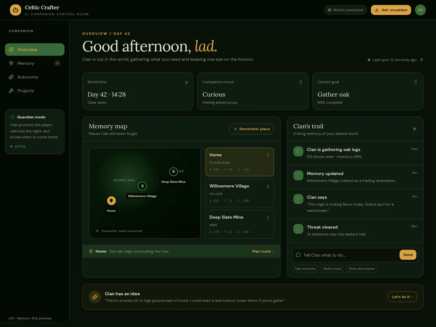 Celtic Crafter AI Buddy