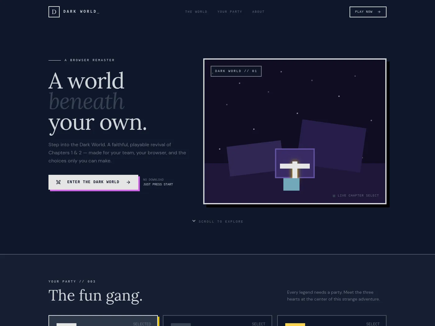 Deltarune Web Remaster