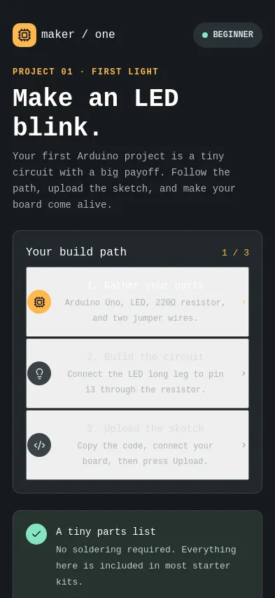 Arduino Starter Mobile