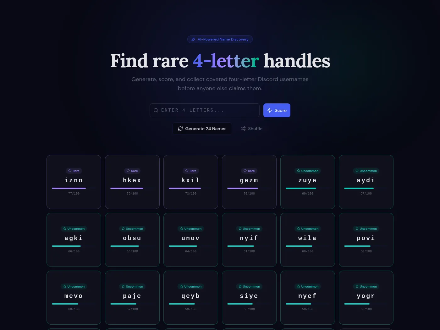 QuadName Finder
