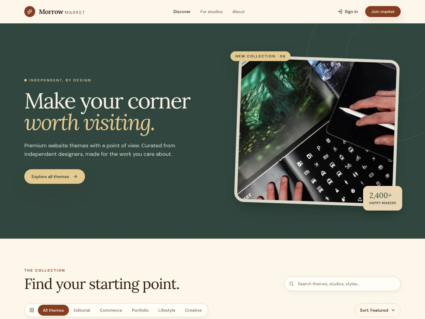Theme Market Hub