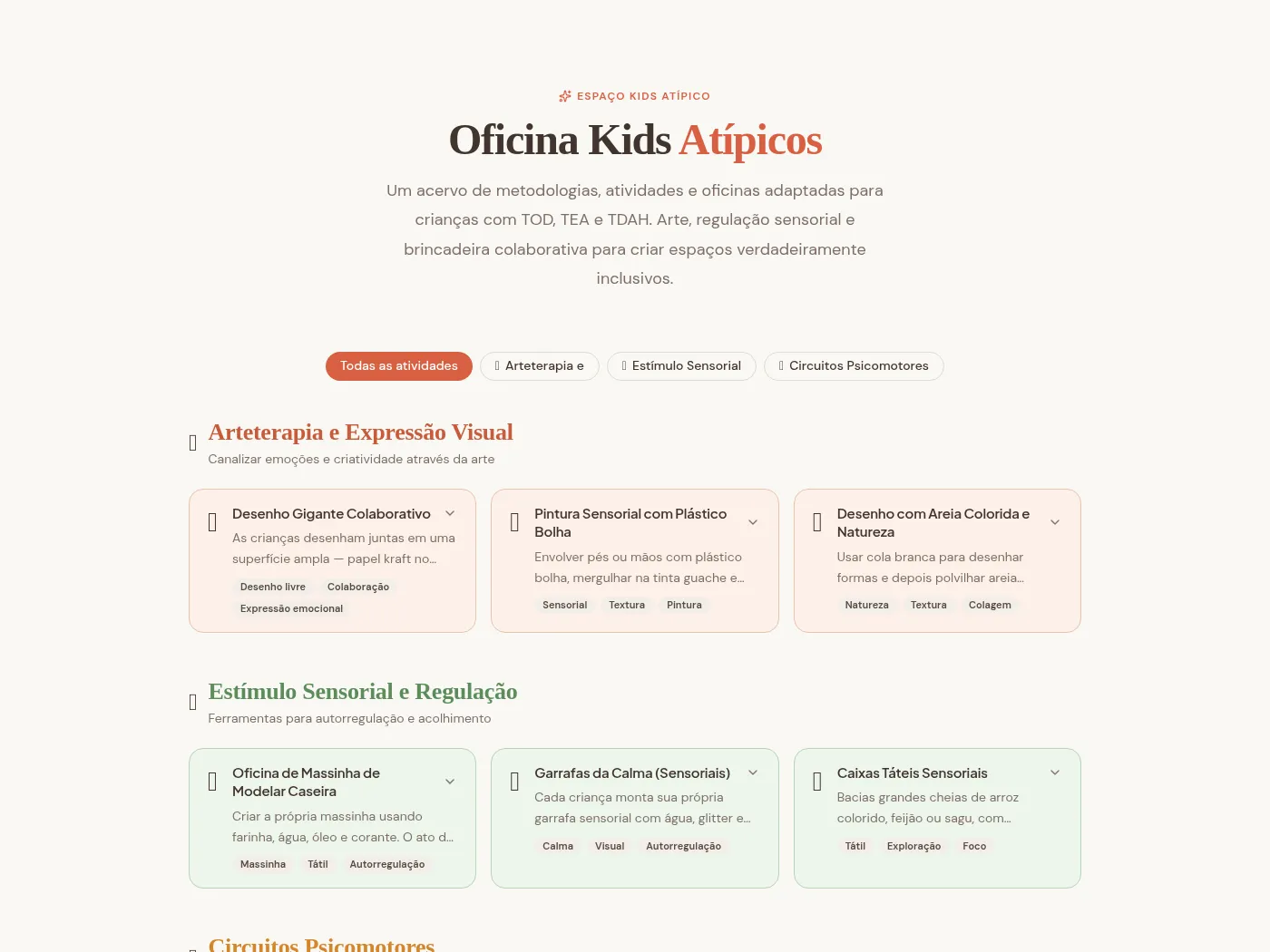 Oficina Kids Atípicos