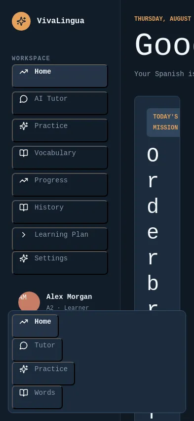 VivaLingua AI Tutor