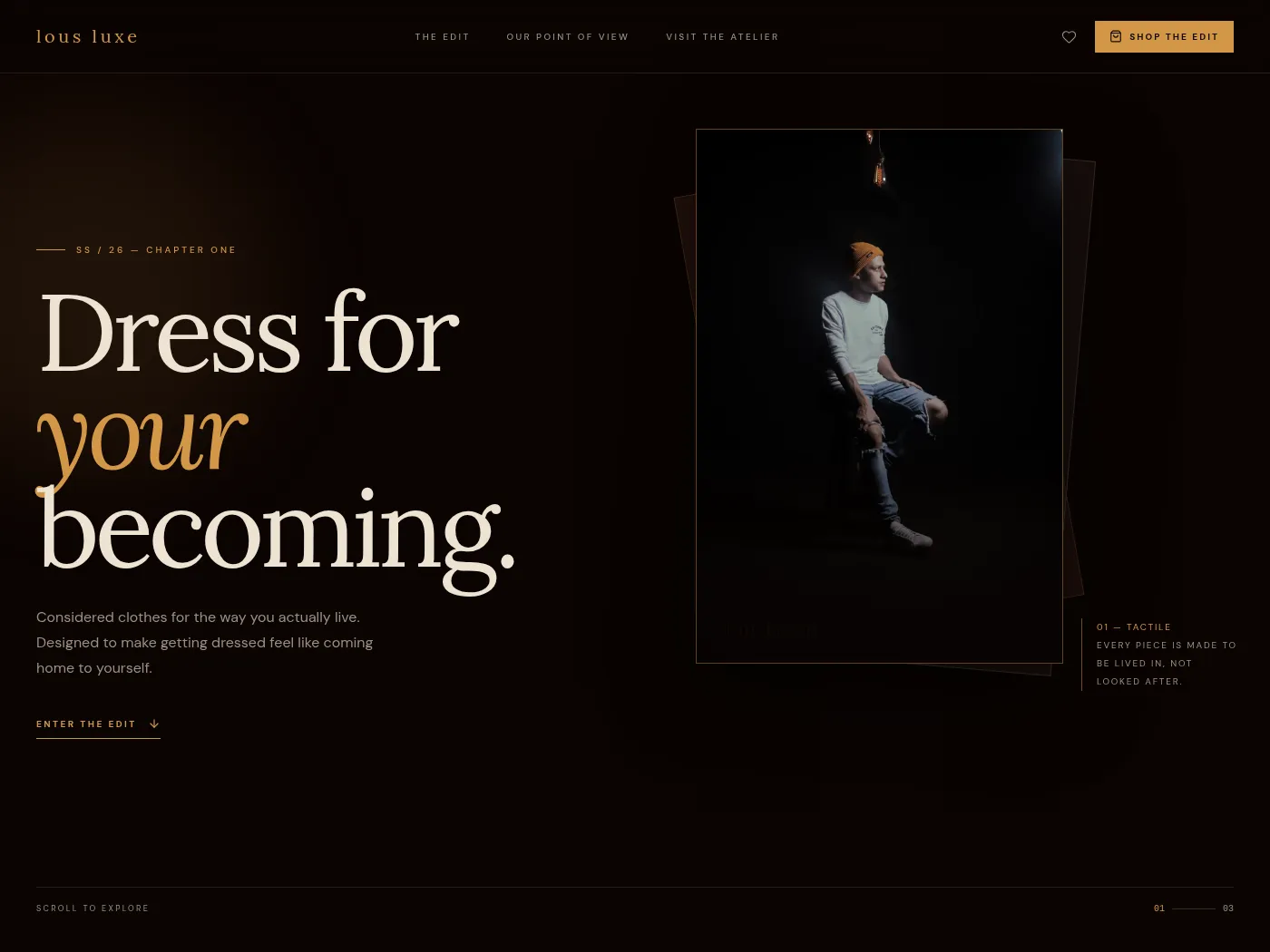 Lous Luxe 3D Portfolio
